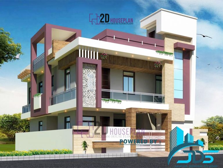 Best 10 Double Floor Normal House Front Elevation Designs