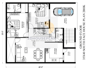 35x40 Modern House Plans With Dimensions